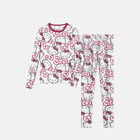 Hello Kitty | Pajamas | Hello Kitty Girl Pjs Thermal Set Size Small 67 ...